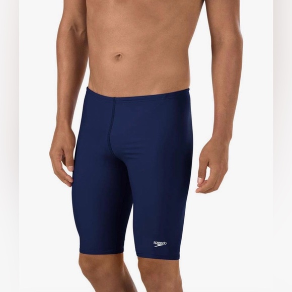 Speedo | Swim | Speedo Mens Powerflex Eco Solid Jammer Swimsuit Navy ...
